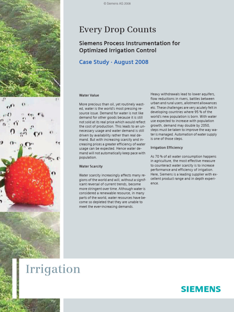 CS_Irrigation_en | PDF | Irrigation | Flow Measurement