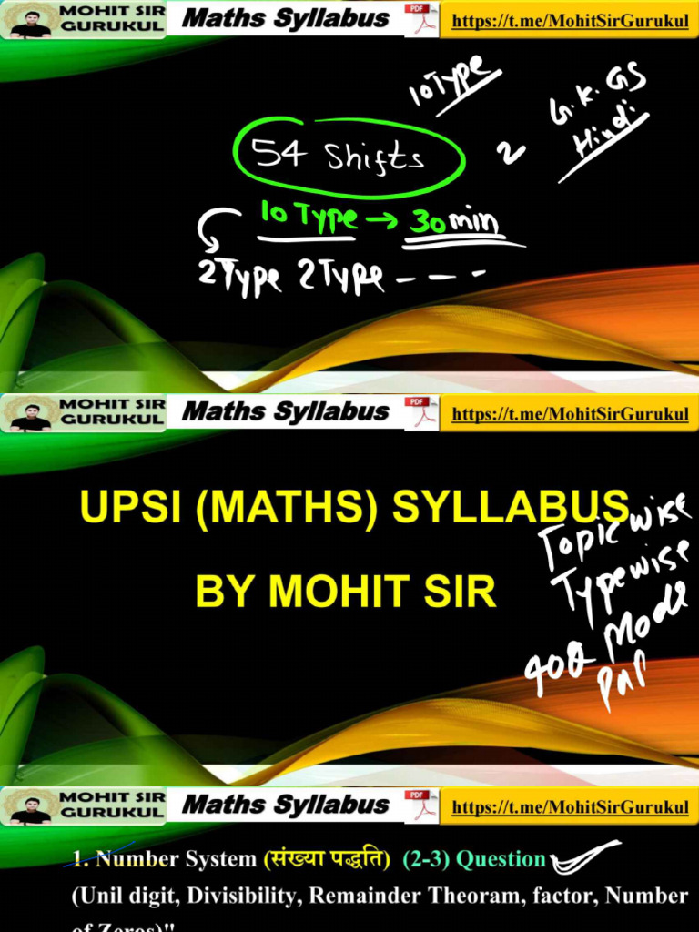 UPSI ARAMBH BATCH INTRODUCTION CLASS -01_11zon | PDF