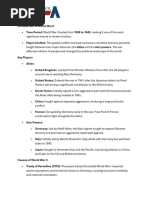 WWII Major Events Timeline | PDF | World War II | Allies Of World War II