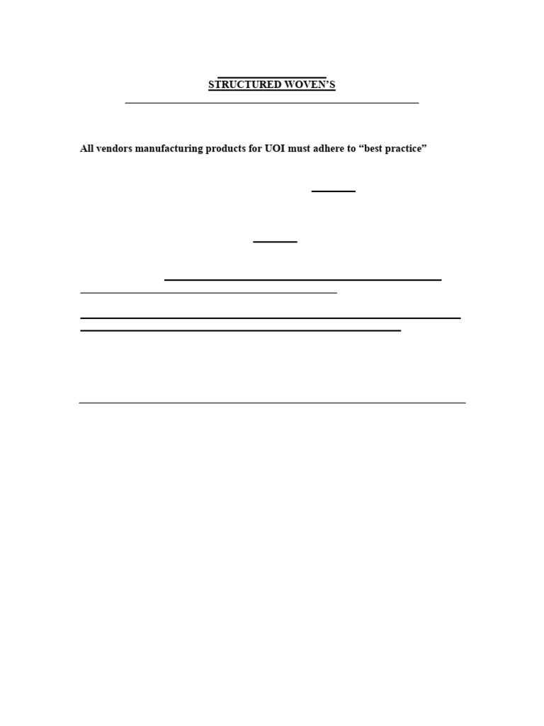 Structured Woven Construction Standards With Minn Standards 6.5.19 ...