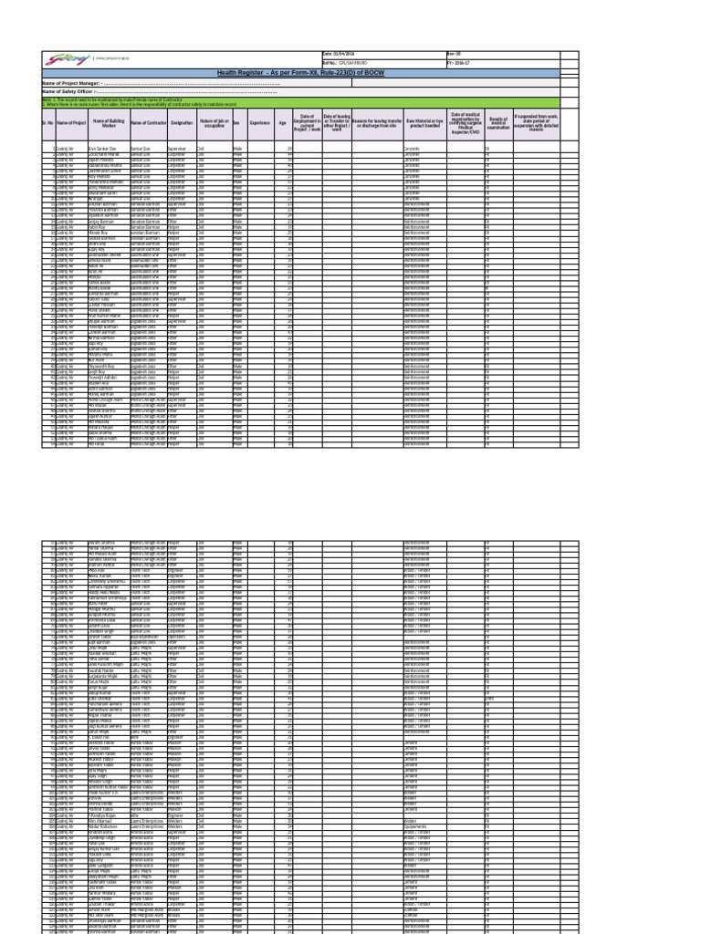 Health register | PDF