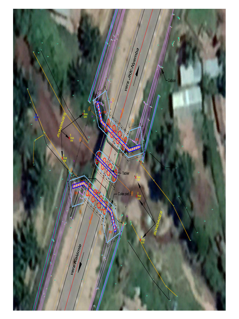 KLM - PONT KITUKU - Plan Fondation - UTM - Rev-0 | PDF