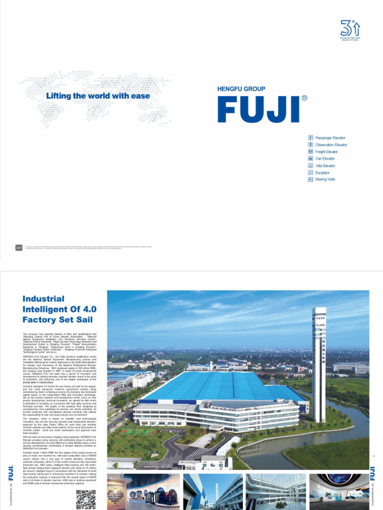 Fuji Elevator Catalog(1) | PDF