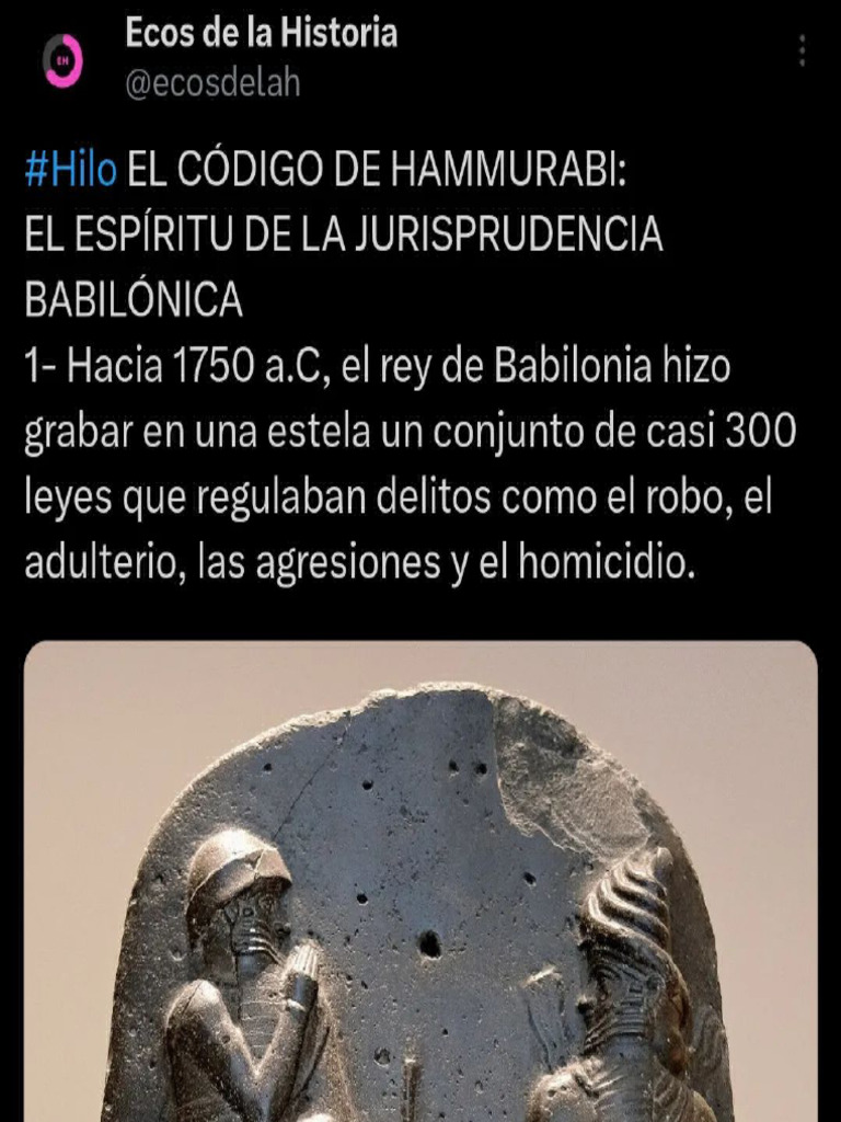 El Codigo de Hammurabi | PDF