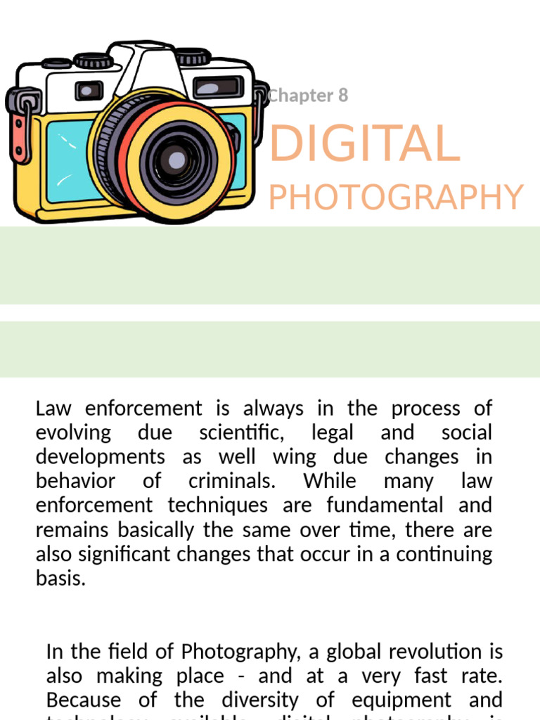 Chapter 8 - Digital Photography | PDF | Camera | Digital Camera
