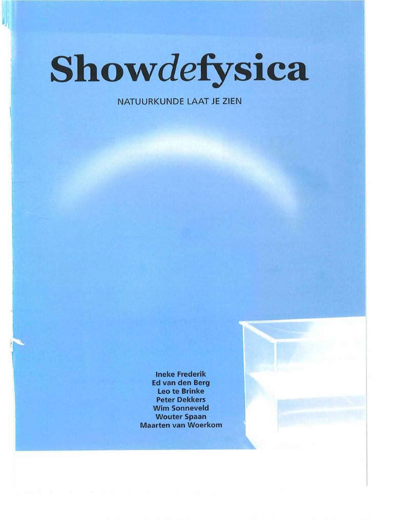 Show de Fysica Boek 1 (2015) | PDF