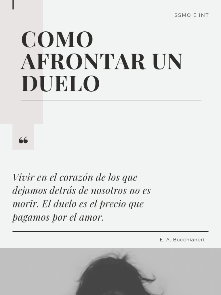 Como Afrontar El Duelo | PDF