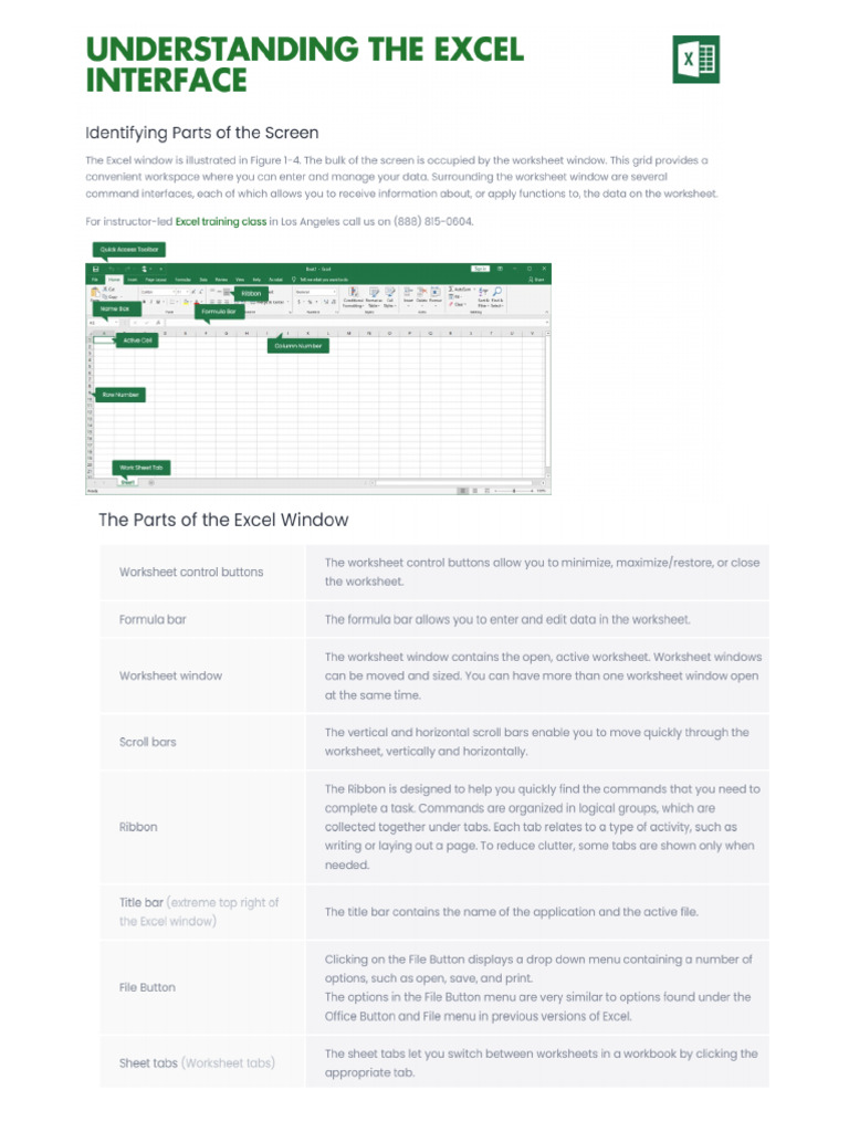 Lecture 1-Excel | PDF