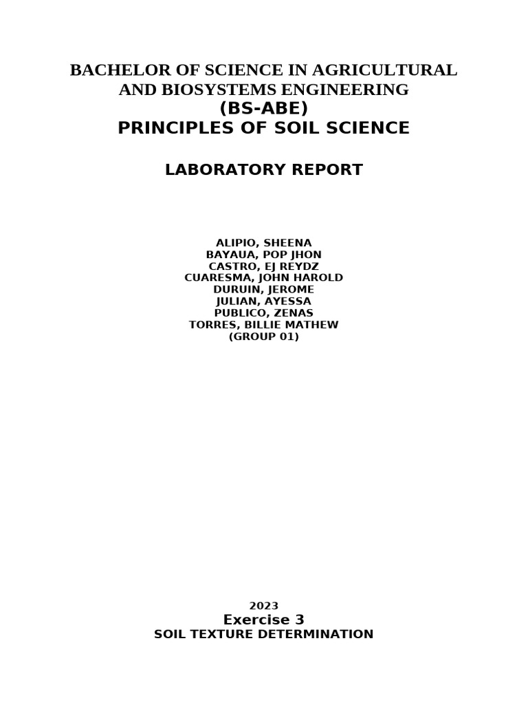Soil Texture Determination Methods | PDF | Horticulture | Natural ...