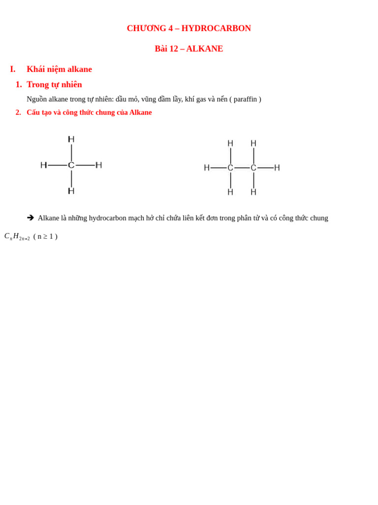 Alkane | PDF