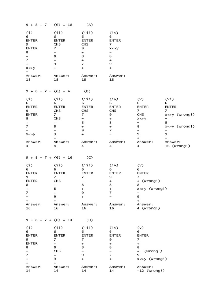 mb(TDS)Ti89,hp '42S,35S'35,Code'Operatio'Exampl'RPN'[SWAP Stack X Y( 'STO' @ 50G[Last Firmwar ...