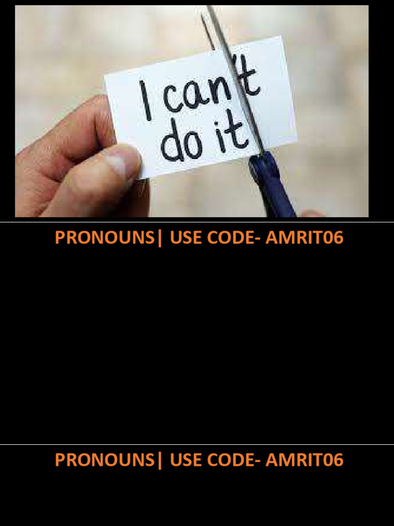 Understanding Pronouns and Their Types | PDF | Pronoun | Grammatical Number