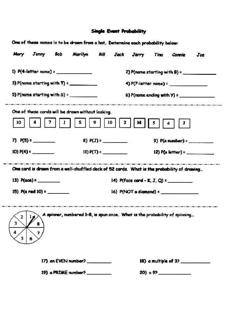 single event probability | PDF