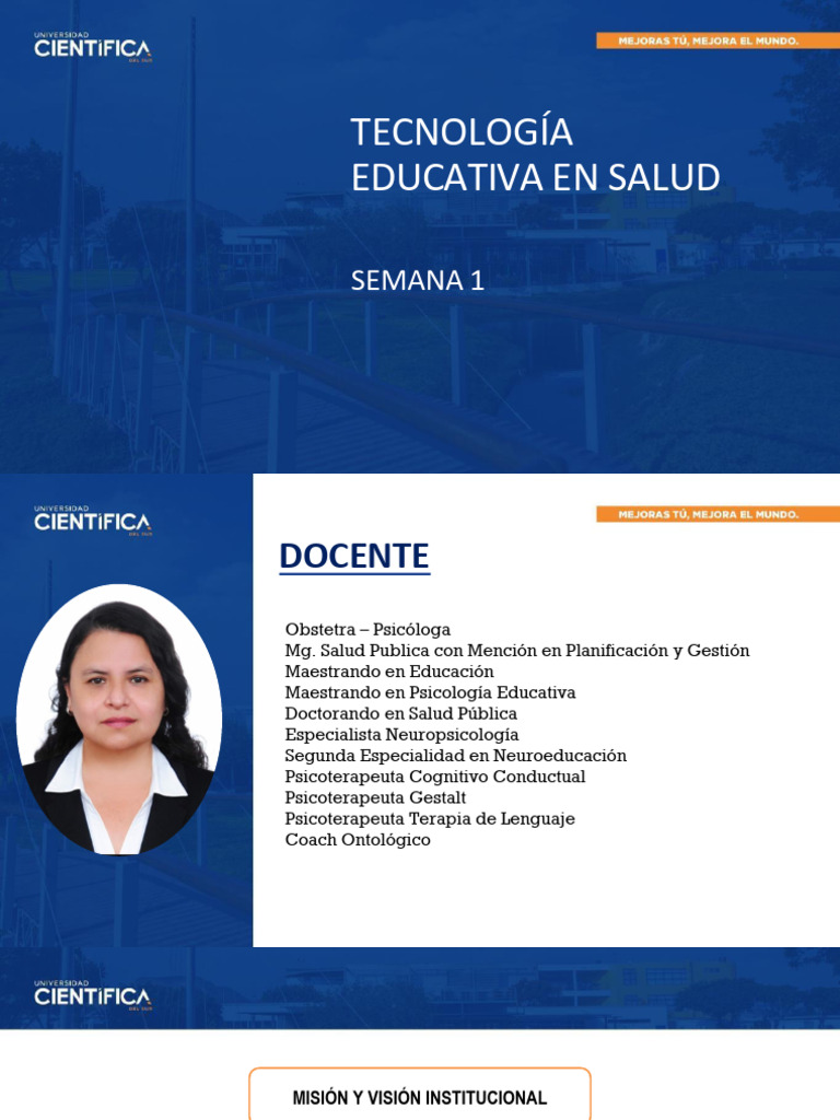 Semana 1 Tecnología Educativa | PDF | Tecnologia Educacional | Enseñando