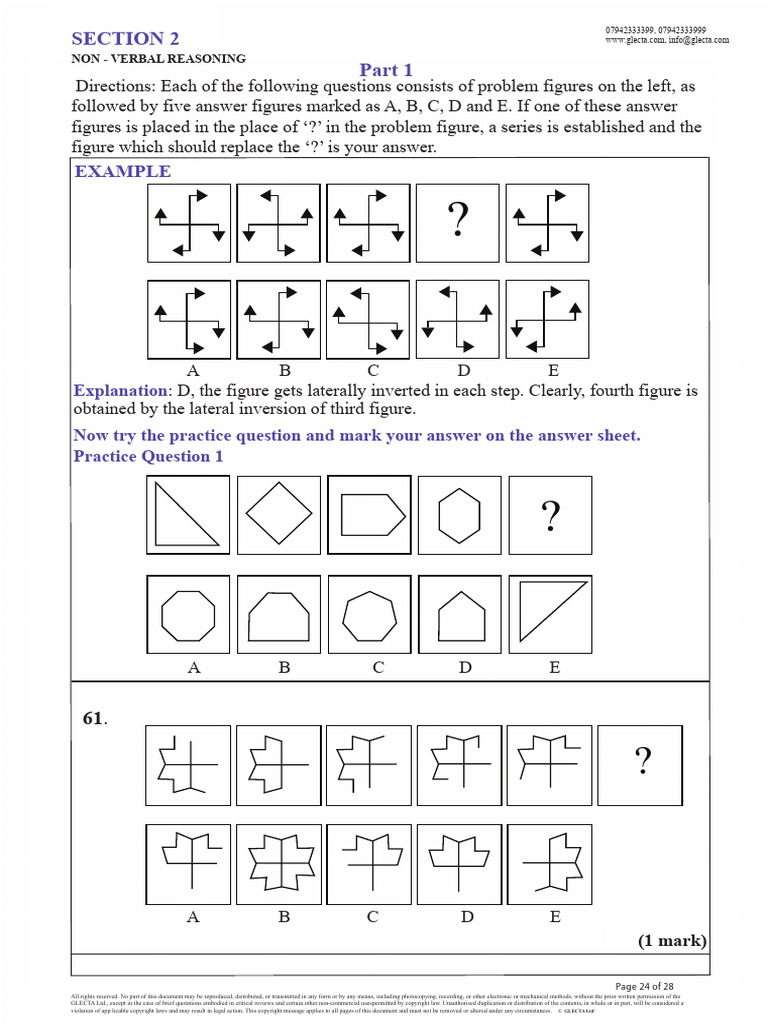 NVR - 11 Plus - HBS - 2025 - MGL01 | PDF | Copyright | Photocopier