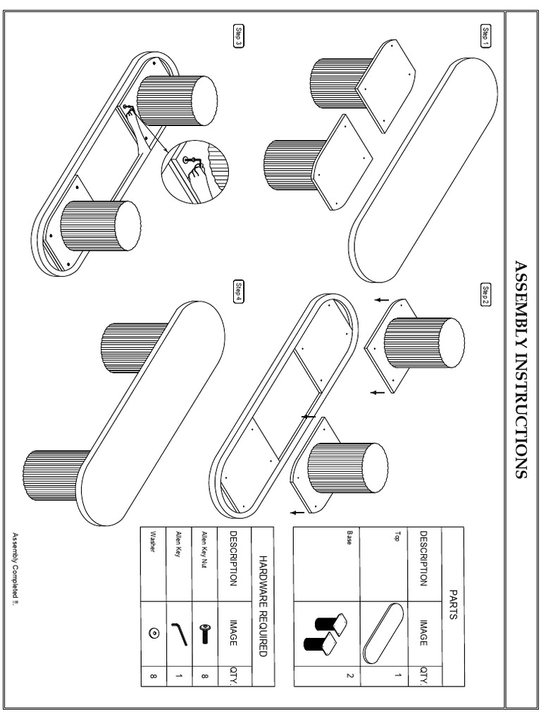 Assembly Instructions for Furniture | PDF