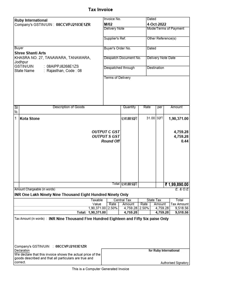 Voucher Bill | PDF | Invoice | Taxes