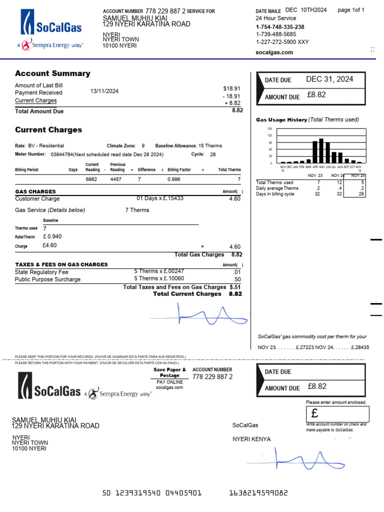 SAMUEL MUHIU KIAI | PDF | Fee | Payments