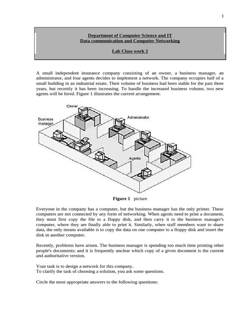 chapter 1-class work 1 | PDF | Computer Science | Computing