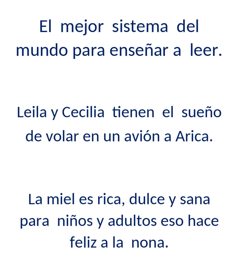 Carteles para Practicar Lectura. | PDF