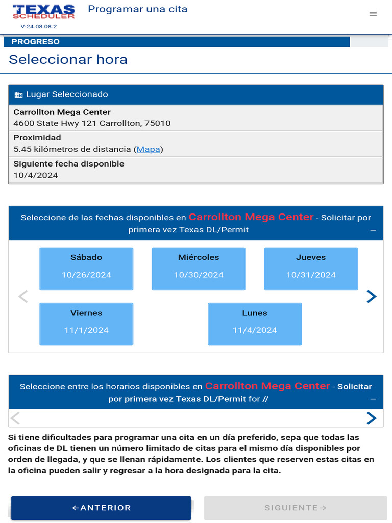 Texas DPS - Schedule Appointment 13 | PDF