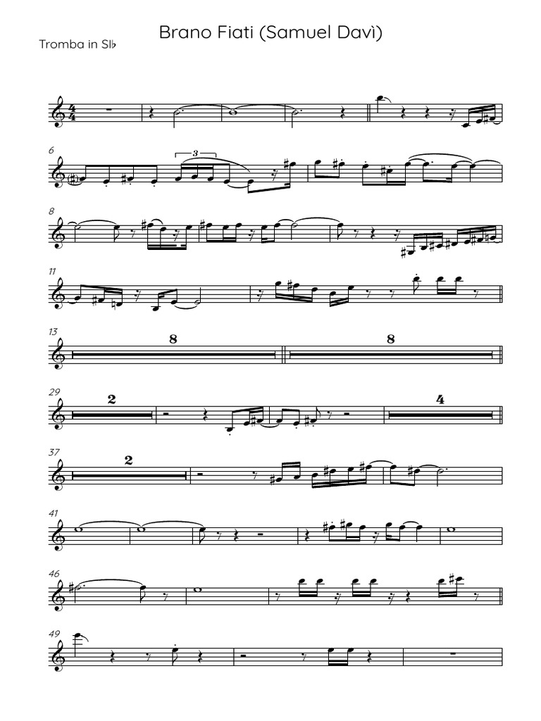 Brano Fiati (1T Sotto) | PDF