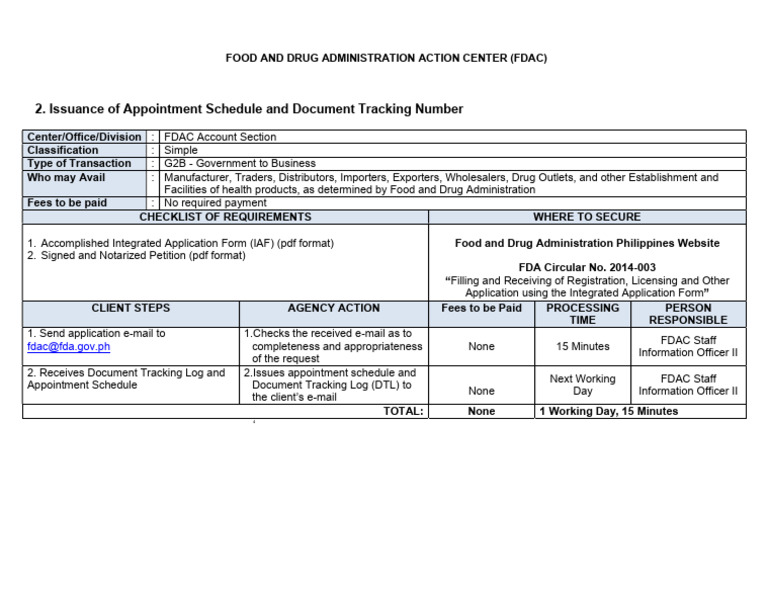 2.-Issuance-of-Appointment (FDAC) | PDF | Food And Drug Administration