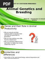 Principle of Animal Breeding | PDF | Genetics | Ploidy