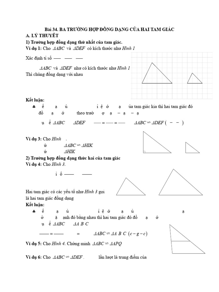 Ba TH Đ NG D NG C A Hai Tam Giác | PDF