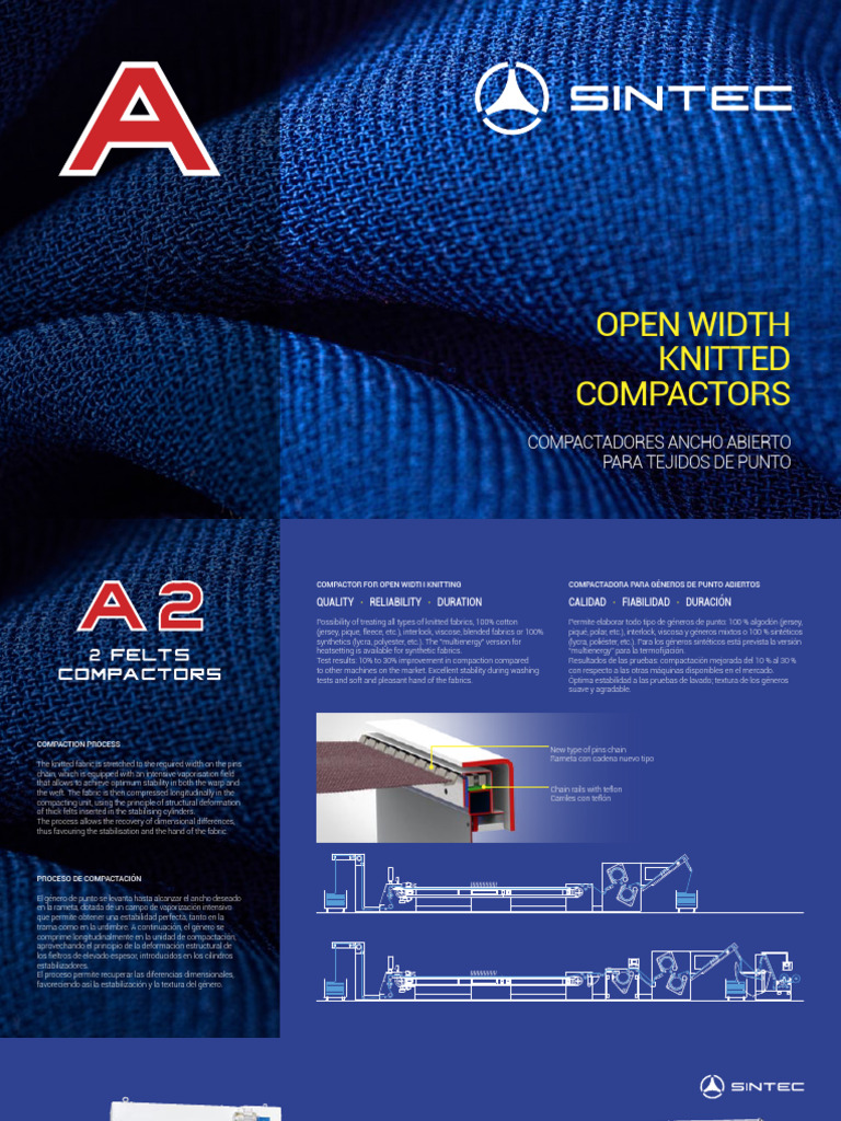 Sintec - Catalogo A - En-Es 34x21cm | PDF | Textiles | Cantidades fisicas
