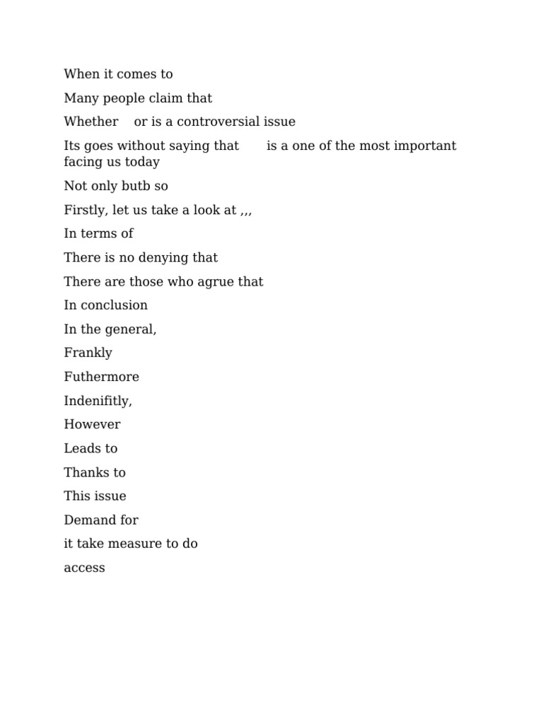 Key Issues and Arguments Explained | PDF