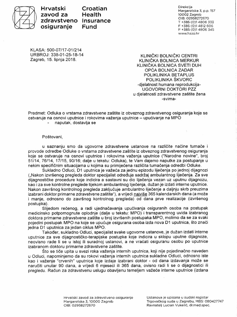 D1 Uputnica MPO | PDF