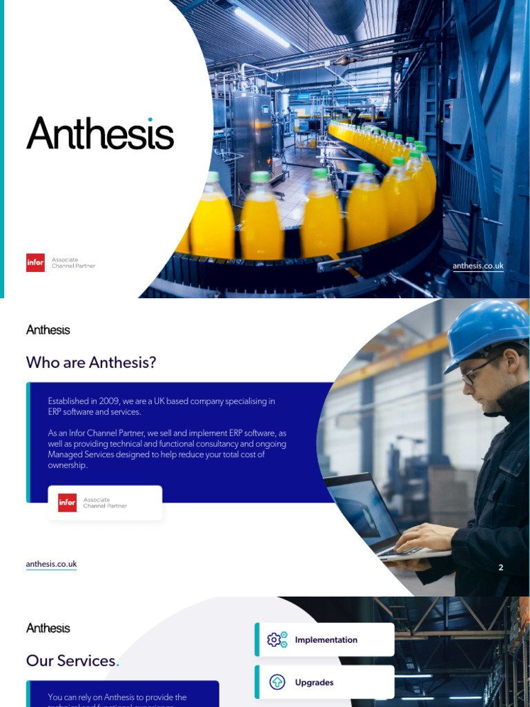 Unlock Infor M3 Value with Anthesis | PDF | Enterprise Resource ...