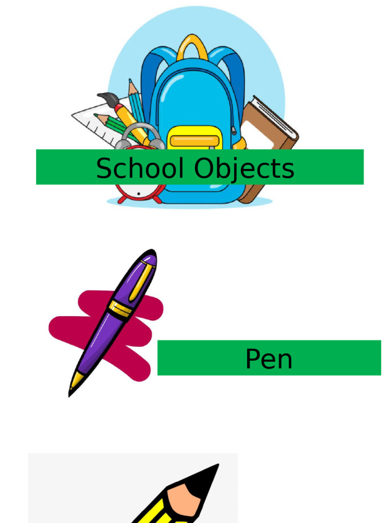 School Objects | PDF