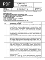 Class IX English Communicative Sample Paper | PDF | Probiotic