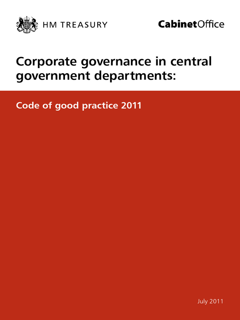 Corporate Governance Good Practice July2011 | PDF | Governance ...