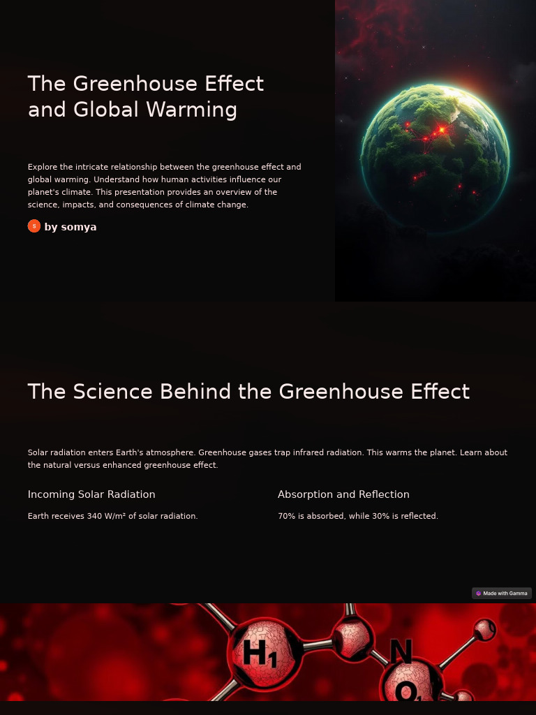 The Greenhouse Effect and Global Warming | PDF | Climate Change ...