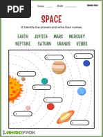 Astronomy Word Scramble | PDF | Astronomy | Planets