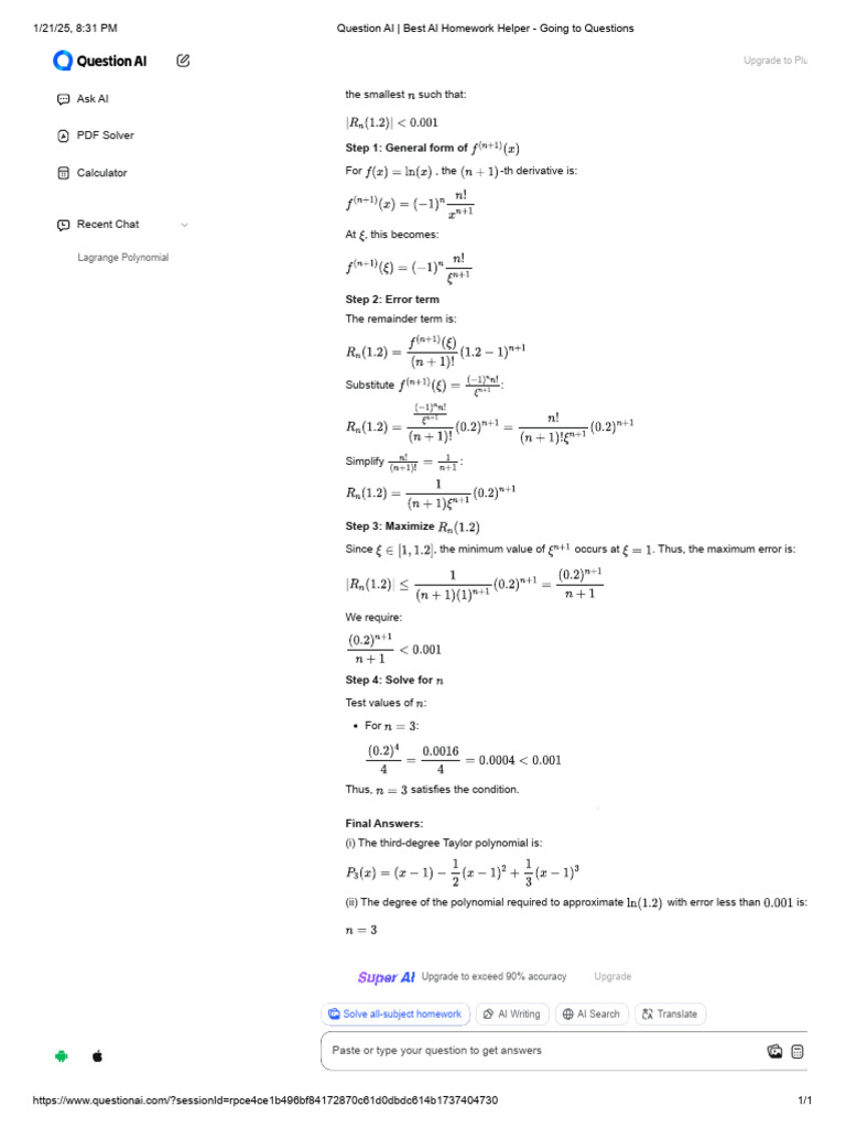 Question AI _ Best AI Homework Helper - Going to Questions | PDF | Theoretical Computer Science ...