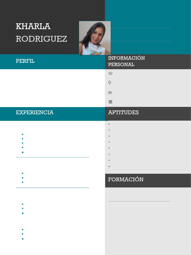 Perfil Profesional de Kharla Rodríguez | PDF