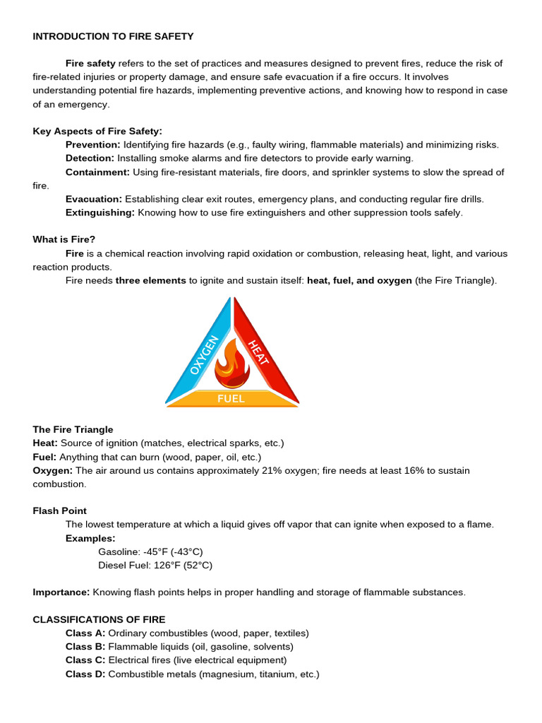 Introduction to Fire Safety | PDF | Fires | Fire Safety