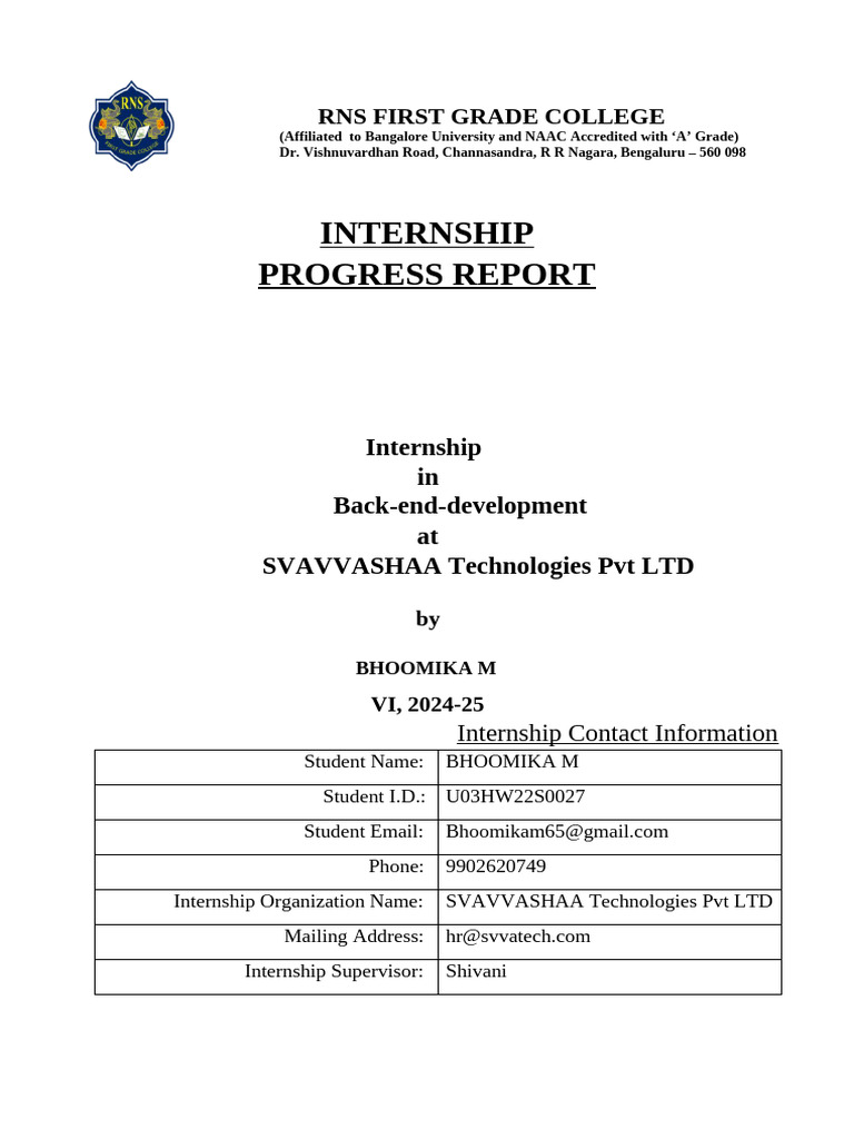 Progress Report Week 2 | PDF | Databases | Computer Programming