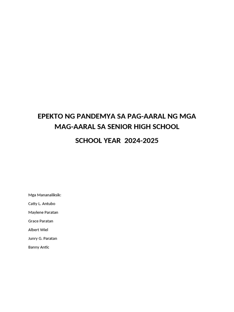 EPEKTO NG PANDEMYA SA PAG (1) (1) | PDF