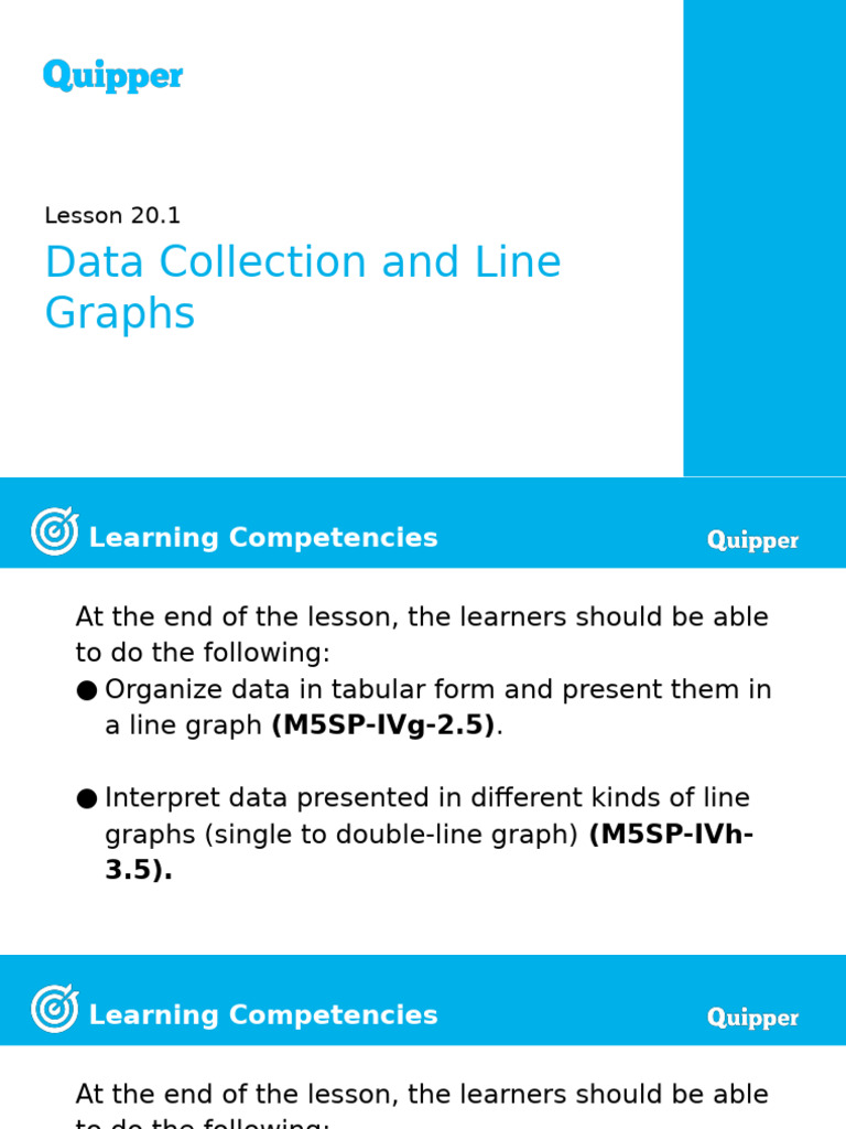 Data Collection and Line Graphs Guide | PDF
