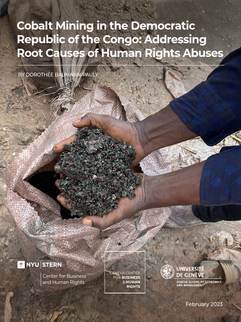 Cobalt Mining and Human Rights in DRC | PDF | Mining | Cobalt