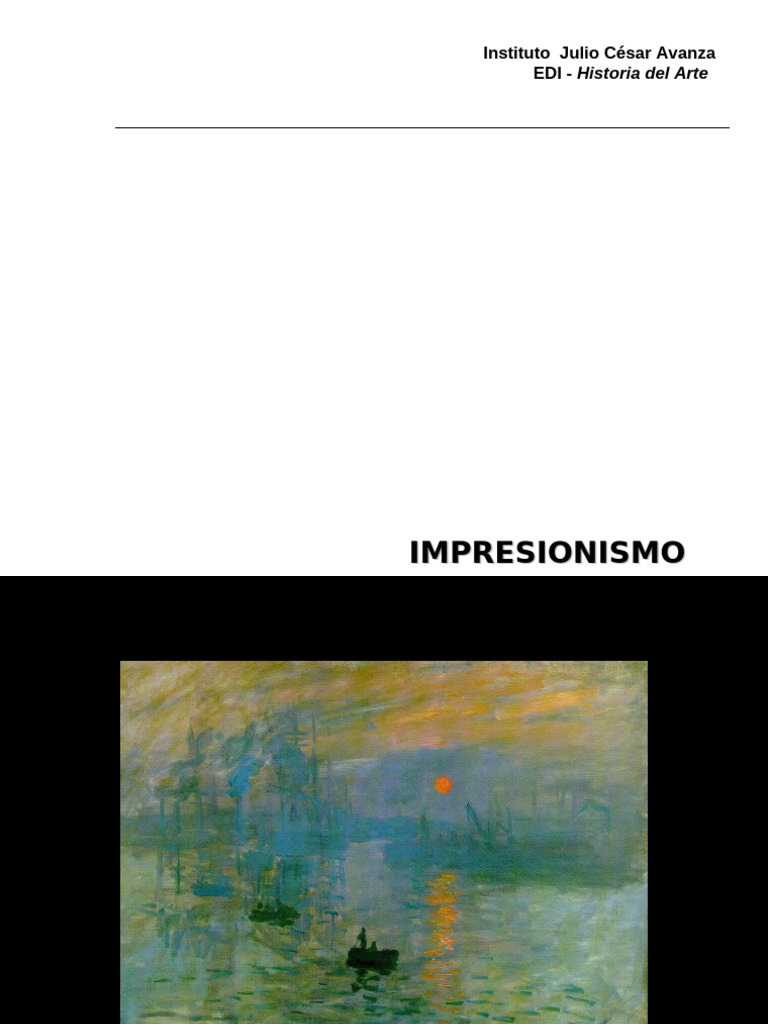 IMPRESIONISMO | PDF