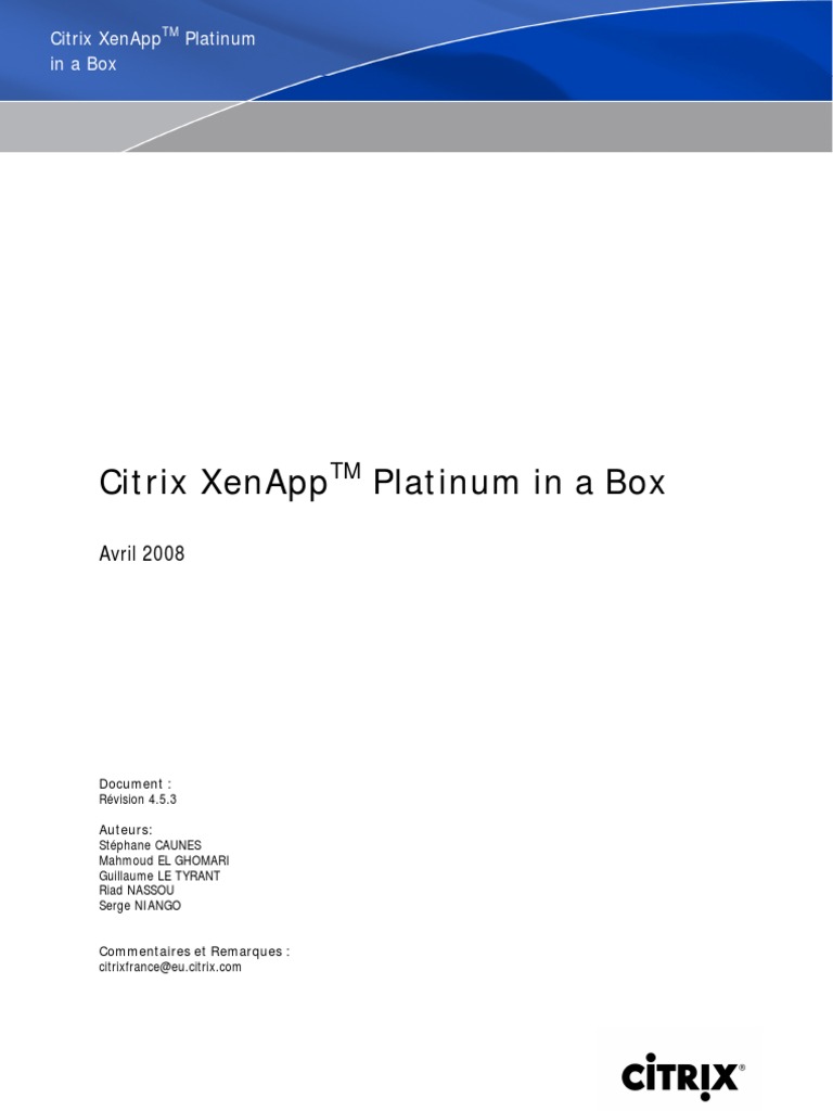 Citrix XenApp Step by Step Guide | PDF