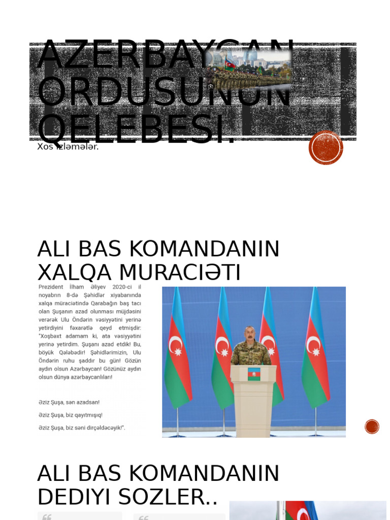 Azerbaycan Ordusunun Qelebesi | PDF