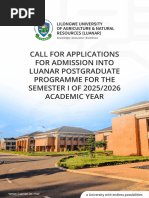 LUANAR Undergraduate Prospectus 2024-2025-2 | PDF | Veterinary Medicine ...