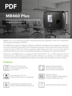 MB460 Datasheet | PDF | Access Control | Usb